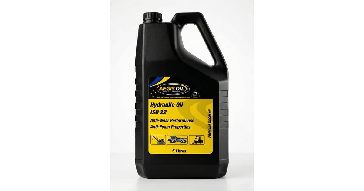 Aegis Oil Hydraulic ISO 22 5L | Trade Tested NZ