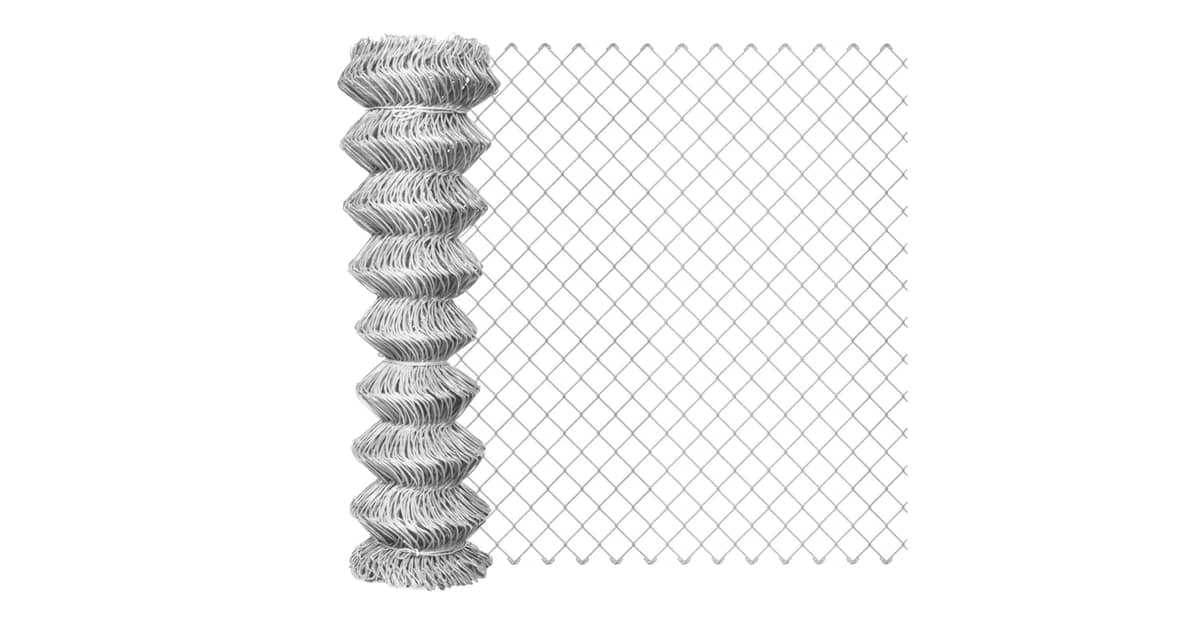 Wire Chainlink Hot Dipped Galv Fencing 10m x 1.8m x 50mm | Trade Tested NZ