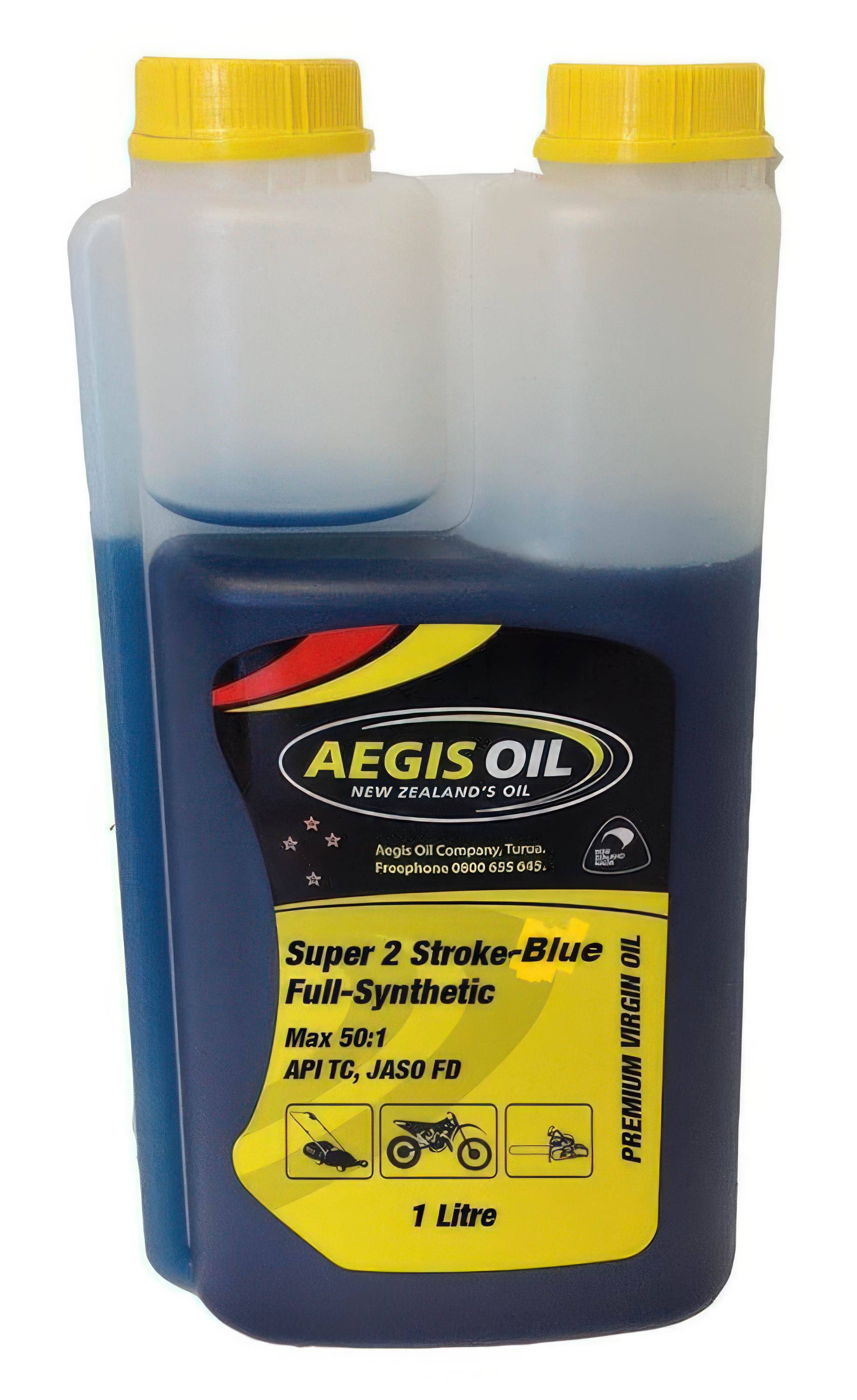 Aegis Oil Super Two Stroke Blue 1L - Oil, Fuel & Fuel Cans - Outdoor ...