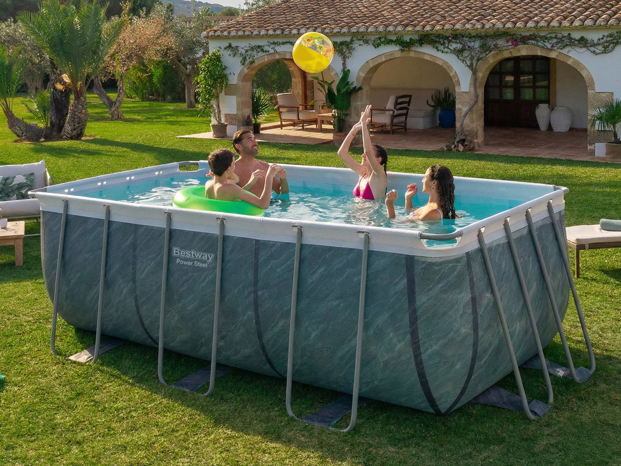 Bestway Steel Pro Max Pool Set 4.12m x 2.01m x 1.22m - Pools - Pools & Spas - Home & Outdoor ...