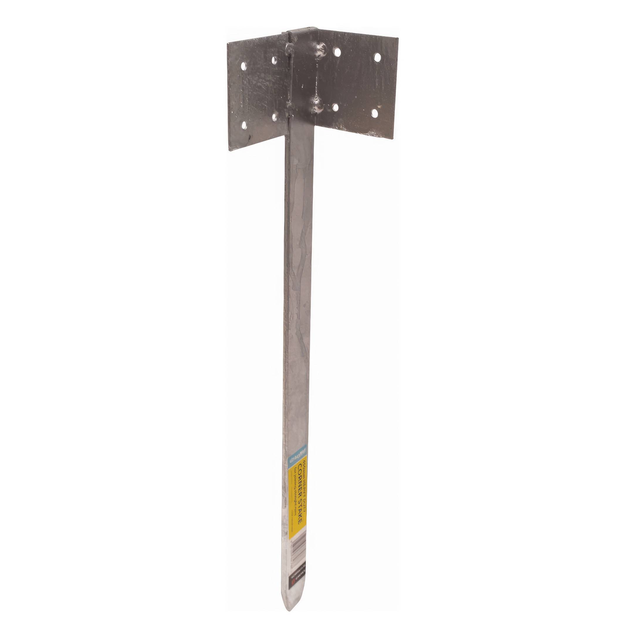 Strol SureWall Corner Stake Heavy Duty Galvanised 450mm - Posts ...