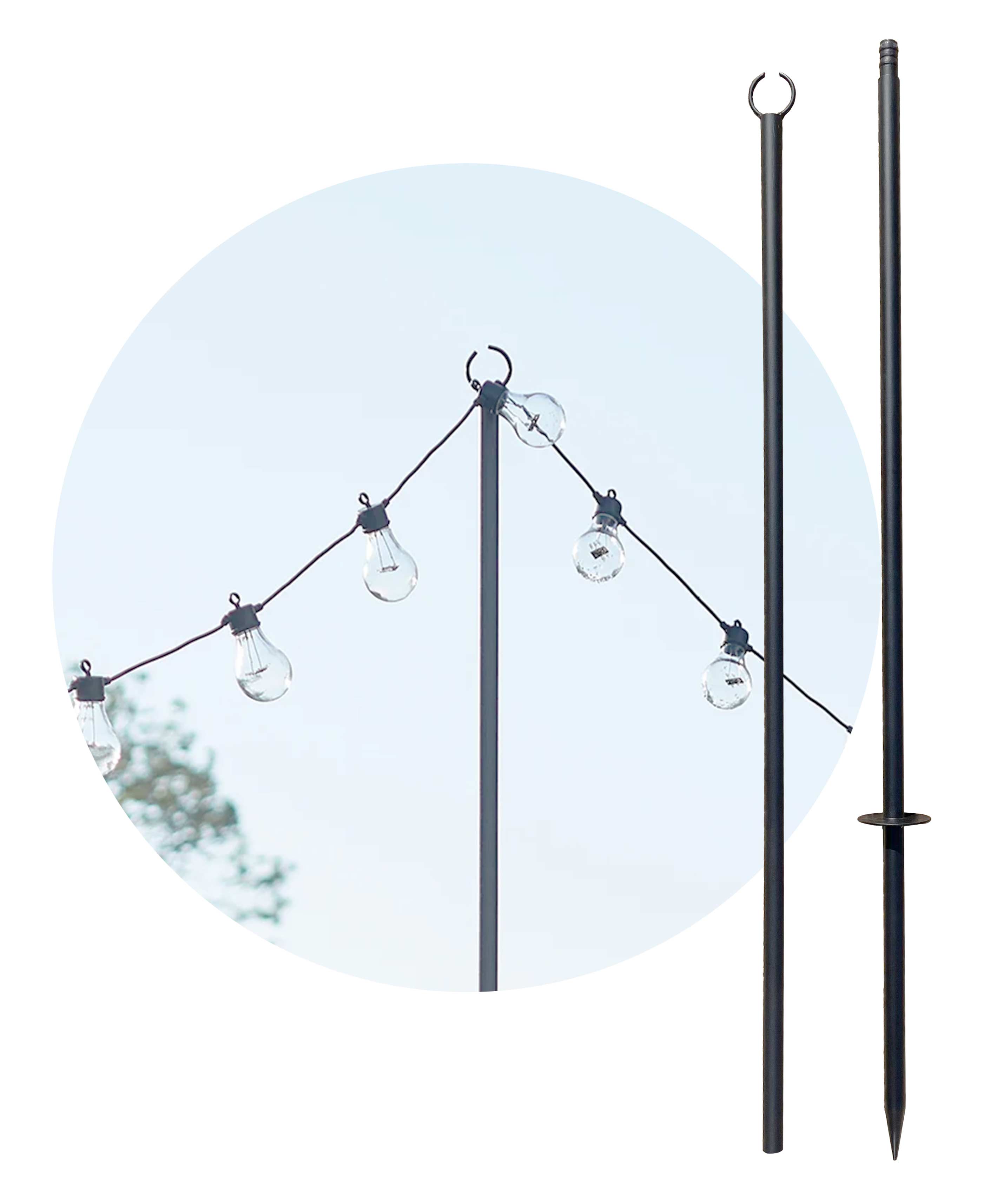 Festoon Light Support Pole - Lighting - Marquees & Events - Home ...