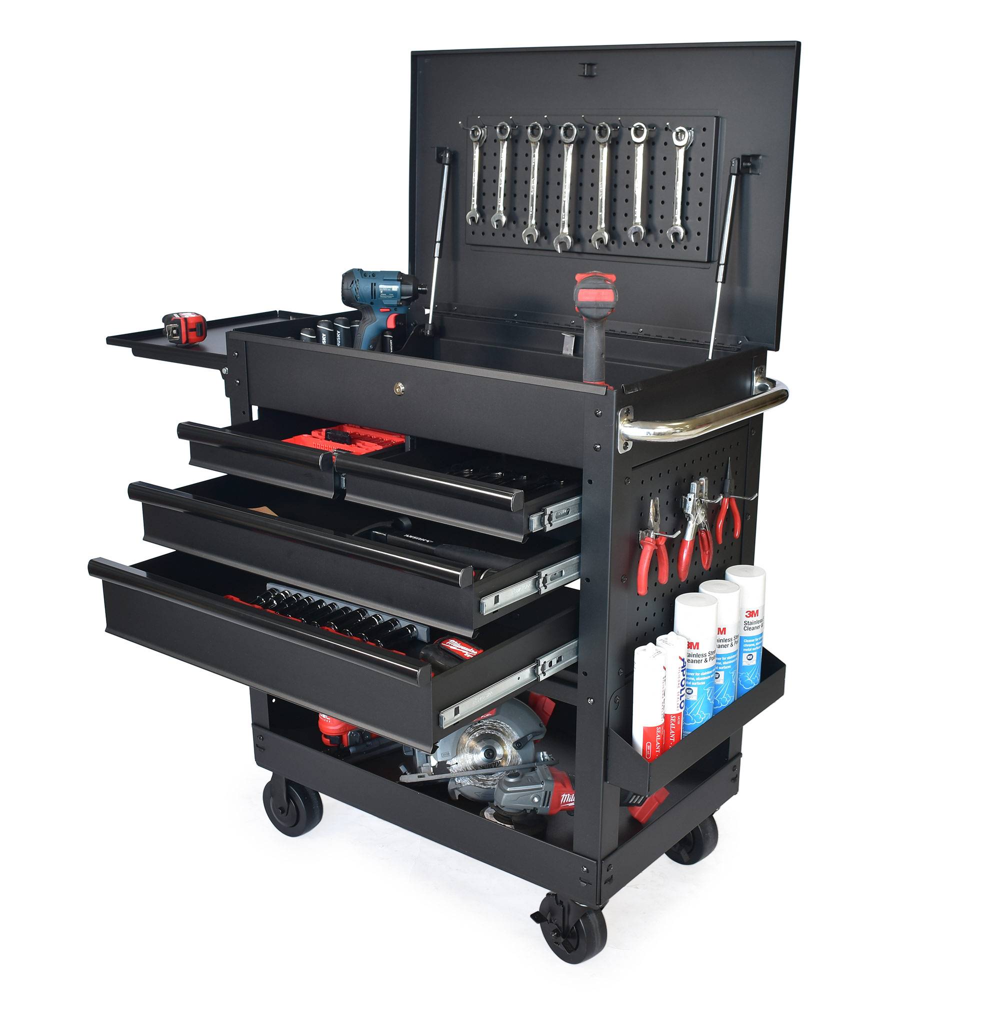 Rolling Tool Trolley 33" - Tool Cabinets & Chests - Tool Storage ...