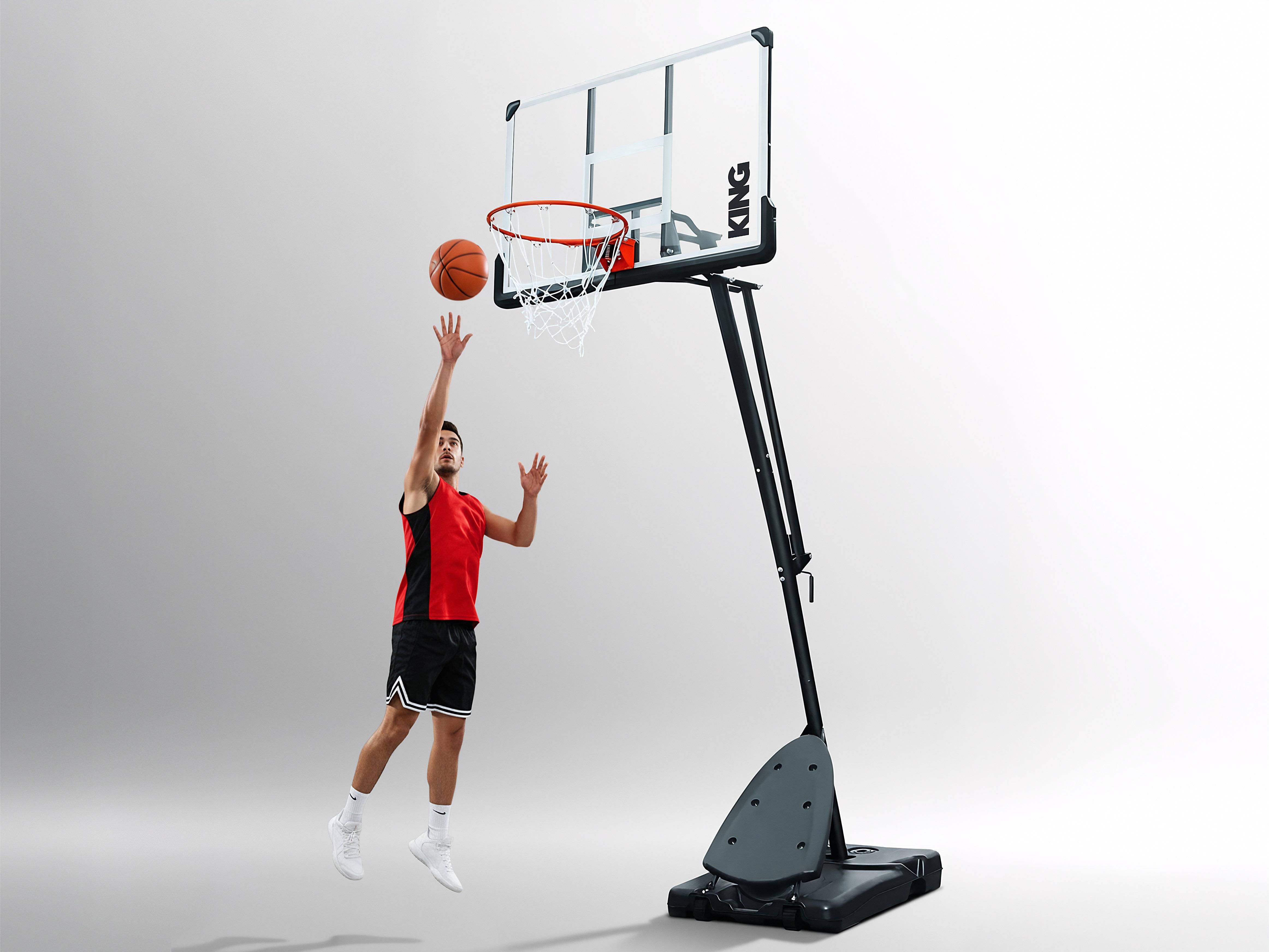 King Portable Basketball System 137cm - Basketball & Netball - Sports ...
