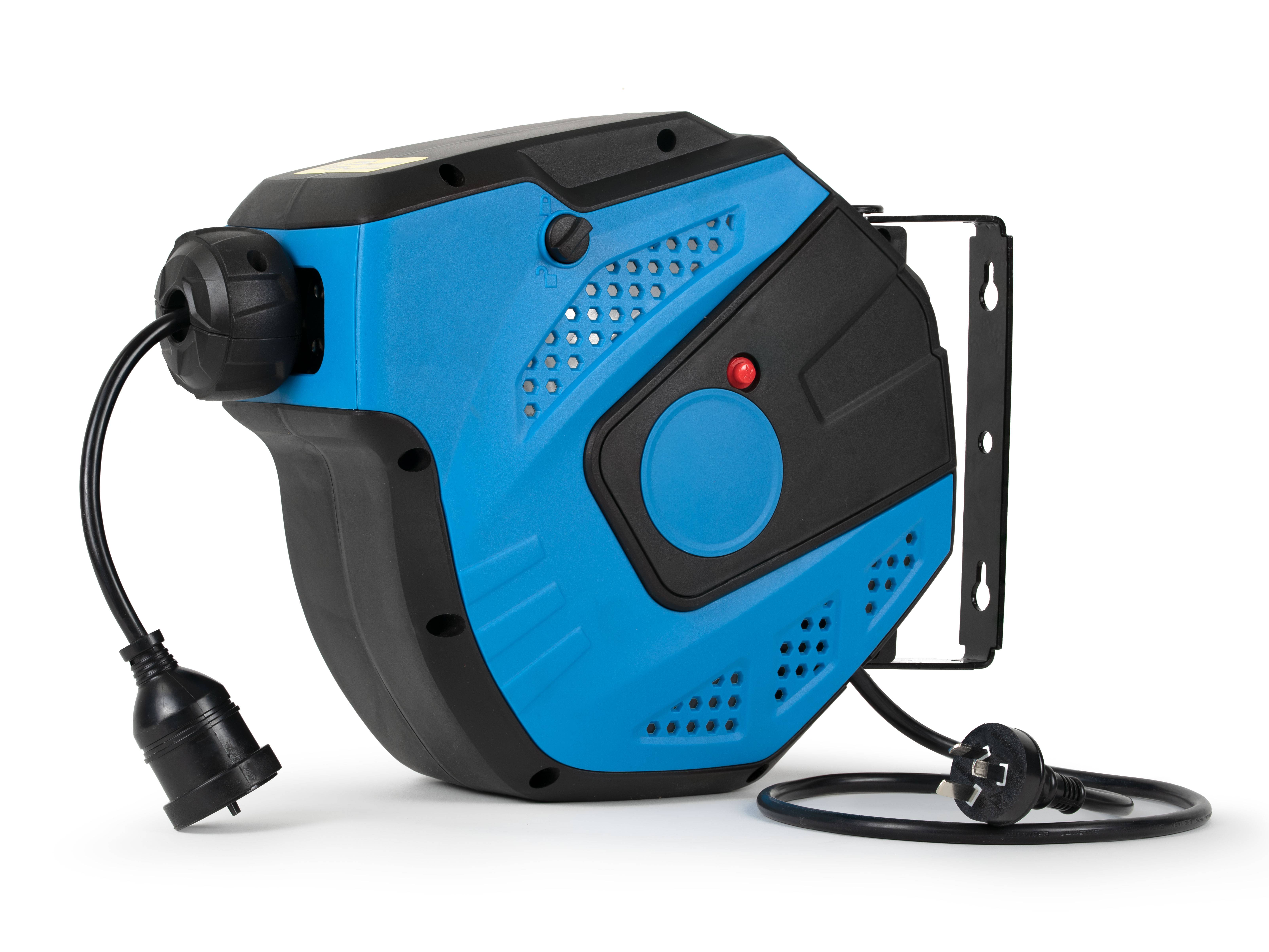 Retractable Power Cord Reel 15m - Retractable Reels - Electrical Leads ...