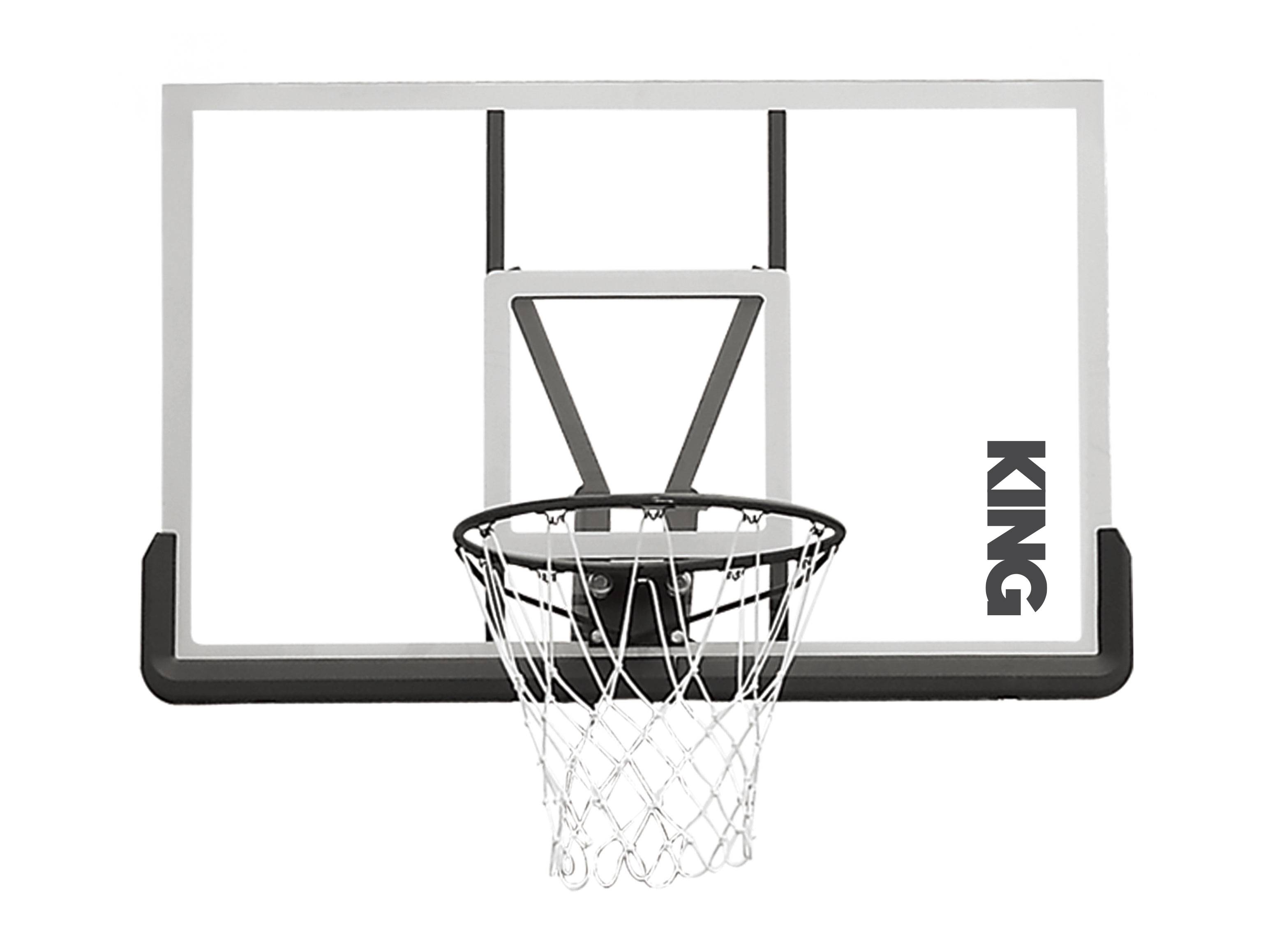 King Wall Mount Basketball Backboard & Hoop 127cm - Basketball ...