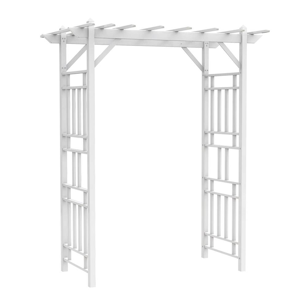 Garden Arch PVC Gemini - Arbors & Arches - Landscaping & Topiary ...