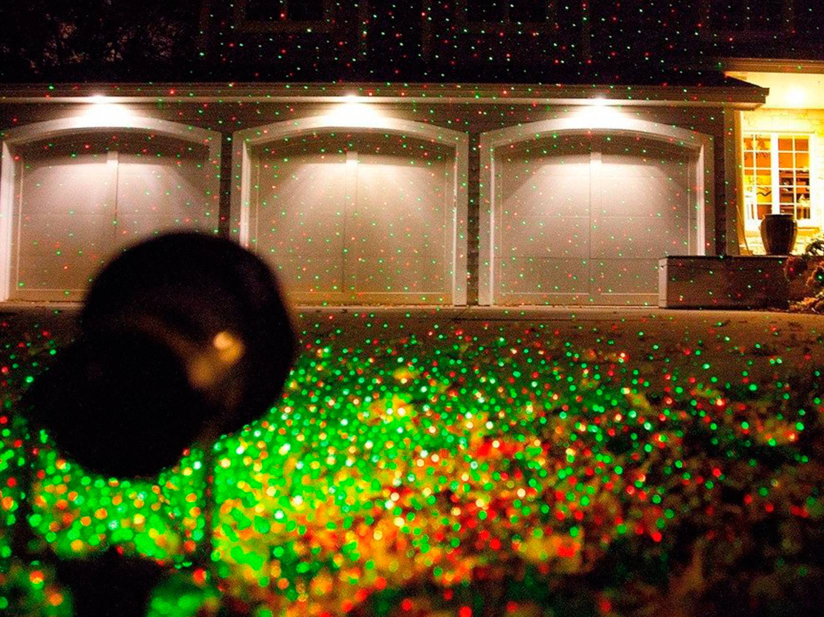 Star Shower Solar Laser Light Projector - Fairy Lights - Outdoor ...