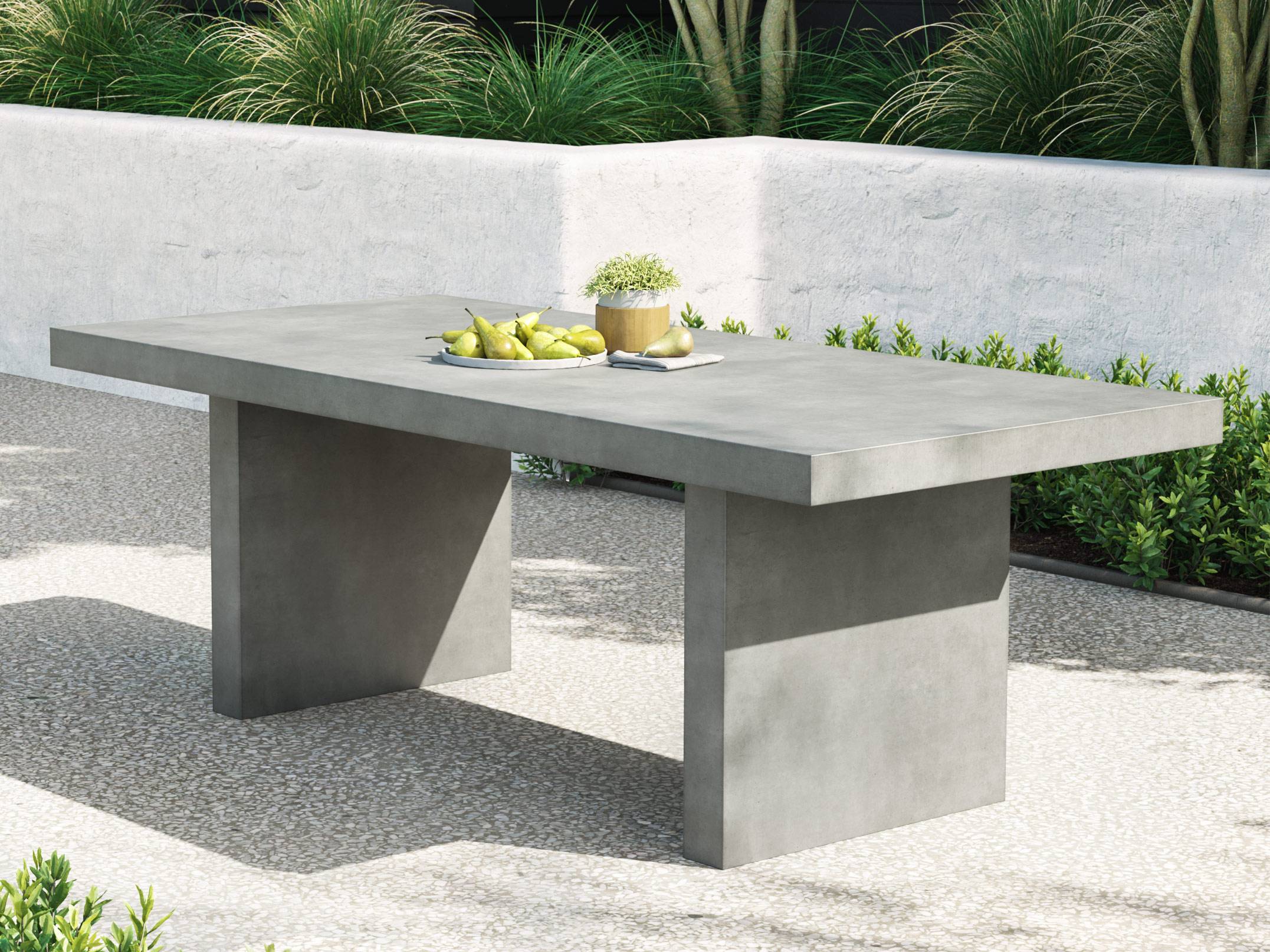 Modulo Concrete Outdoor Dining Table - Outdoor Dining Tables - Outdoor ...
