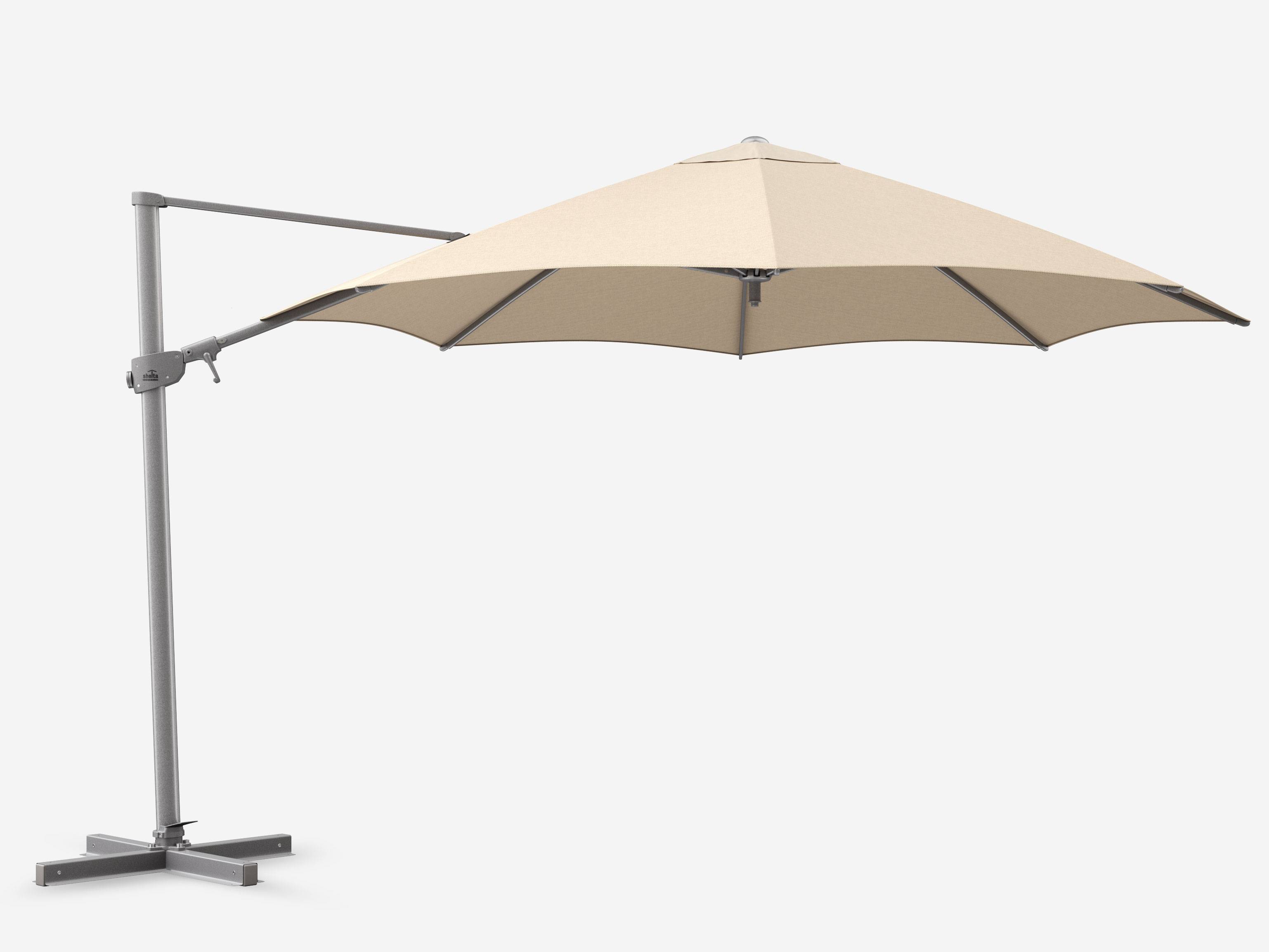Shelta Regis Cantilever Umbrella O'Bravia 3.5m - Taupe - Umbrellas ...